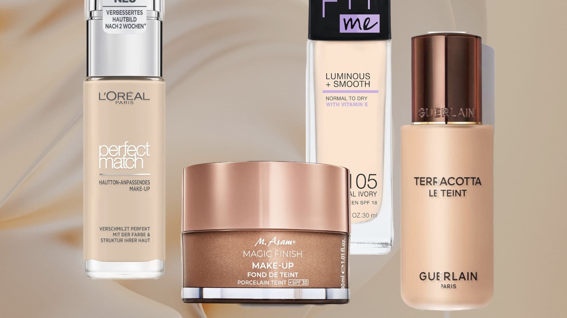 Foundations, die sich jedem Hautton anpassen