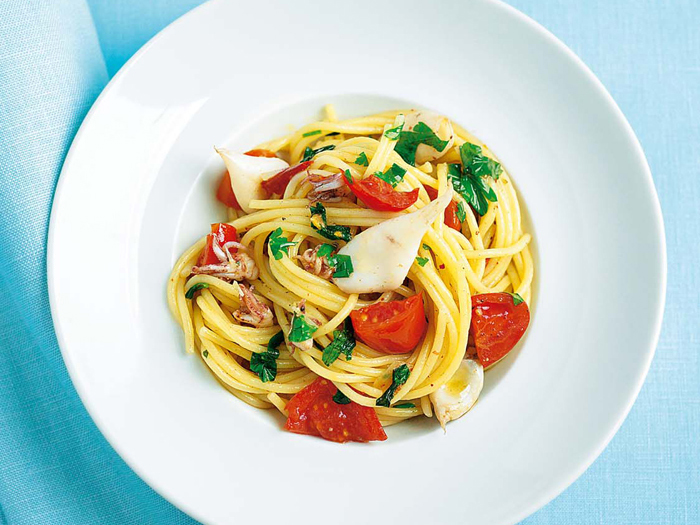 Spaghetti mit Calamaretti - Rezept von Cornelia Poletto