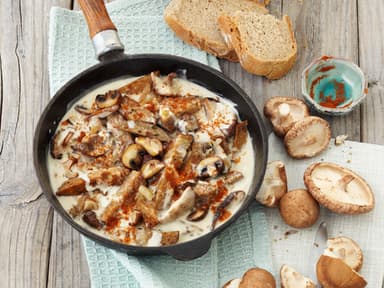 Rezept: Schnelles Pilzgulasch