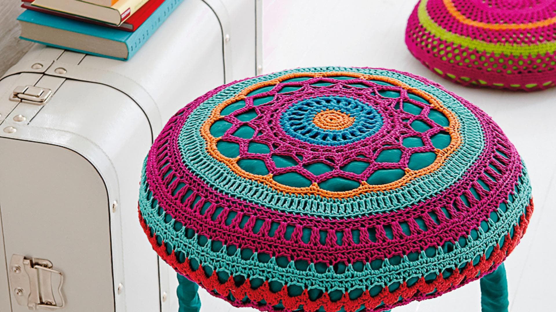 Häkel-Hocker Anleitung