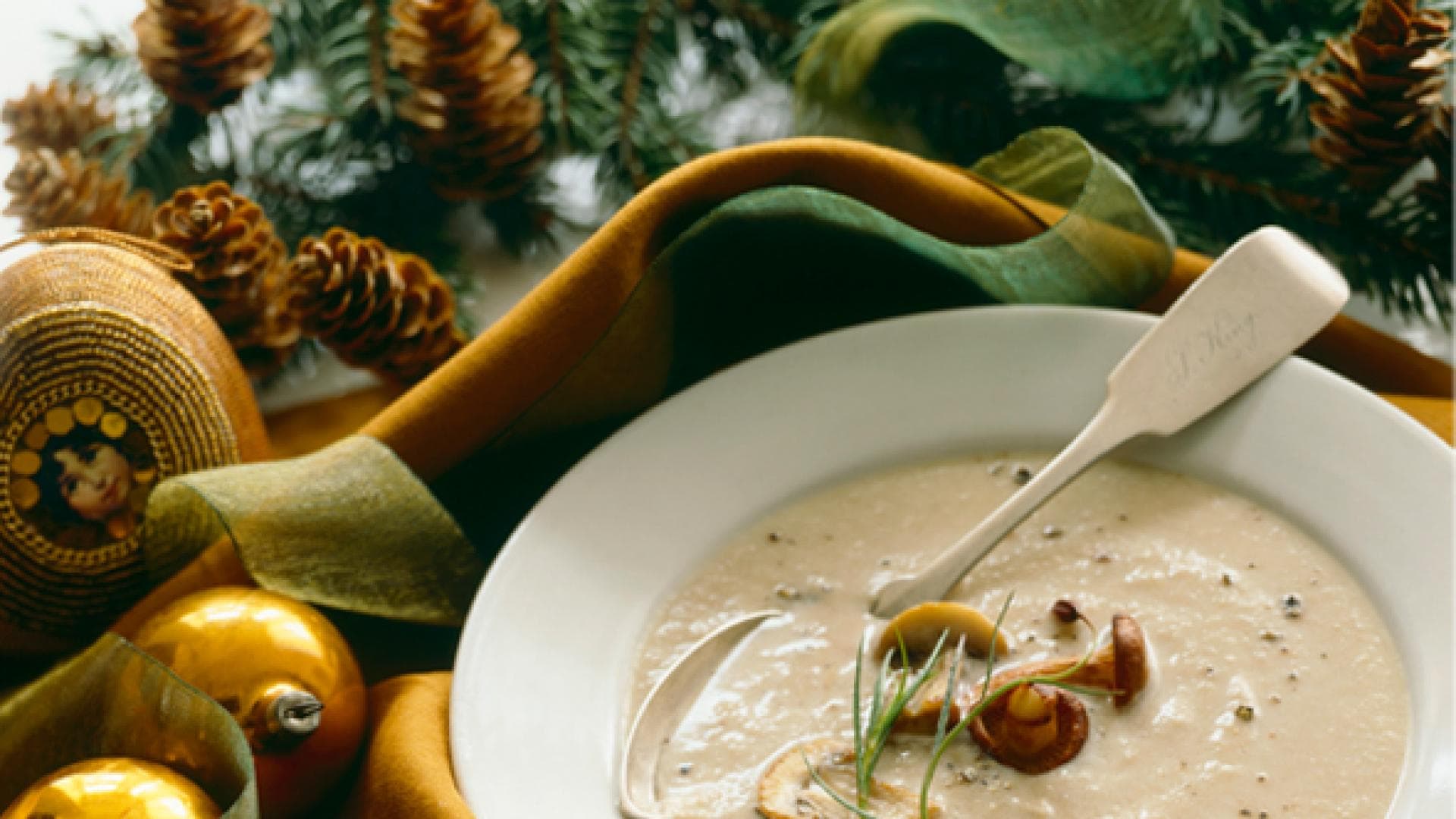 Rezept: Winterliche Pilzcremesuppe