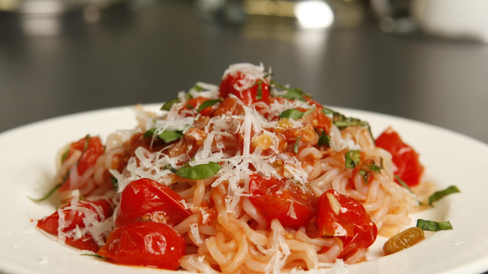 Slim-Pasta: Spaghetti all´amatriciana