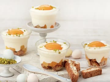 Schneller Nachtisch zu Ostern: Fruchtiges Aprikosen-Dessert